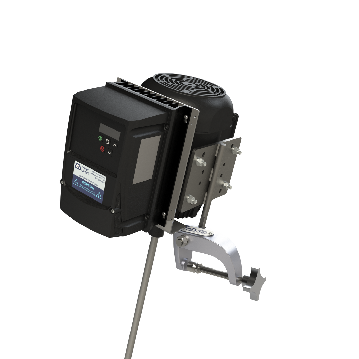 Electric Direct Drive Economy Clamp Mount Mixer — Mixer Direct