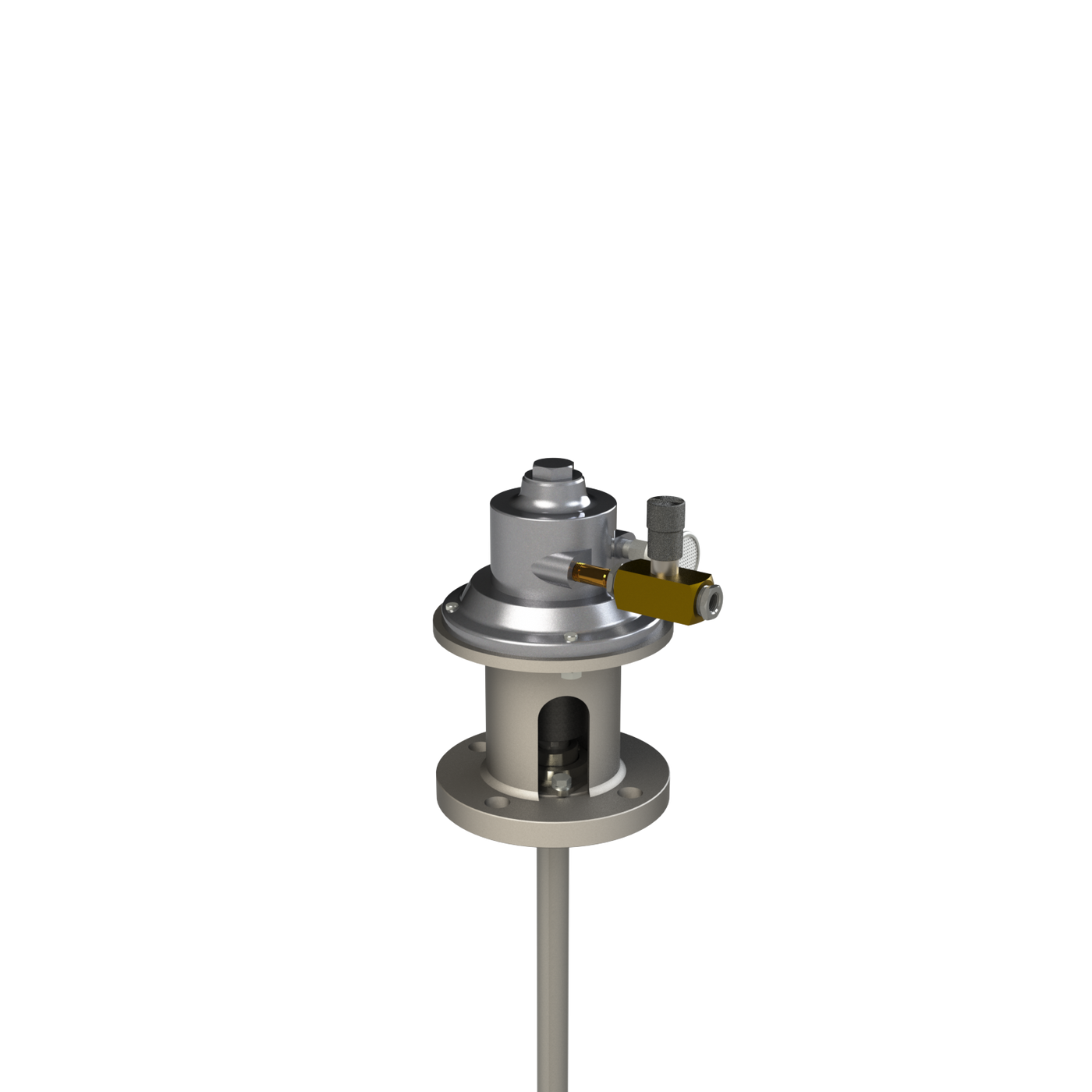 Air Direct Drive Flange Mount Mixer — Mixer Direct
