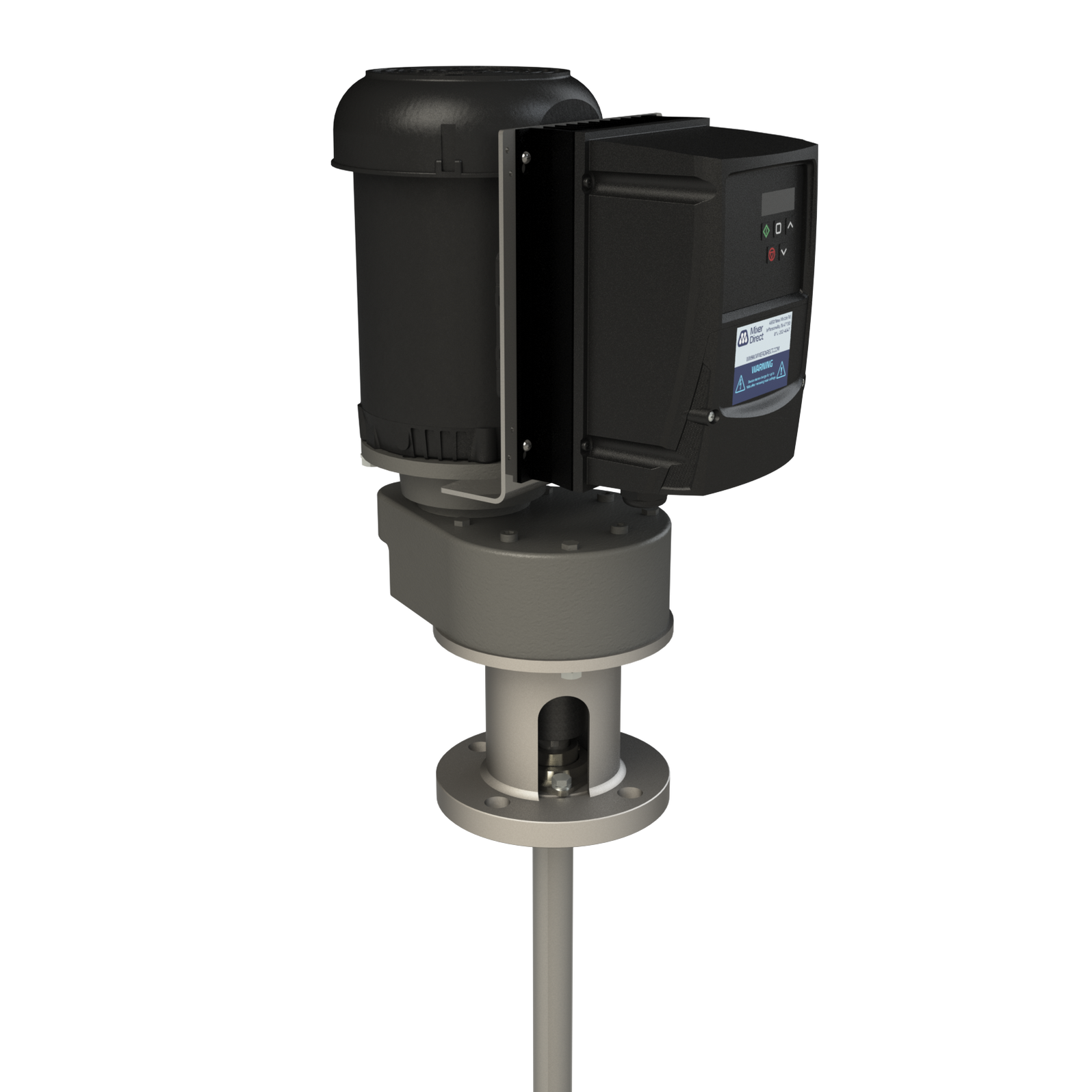 Electric Gear Drive Flange Mount Mixer — Mixer Direct