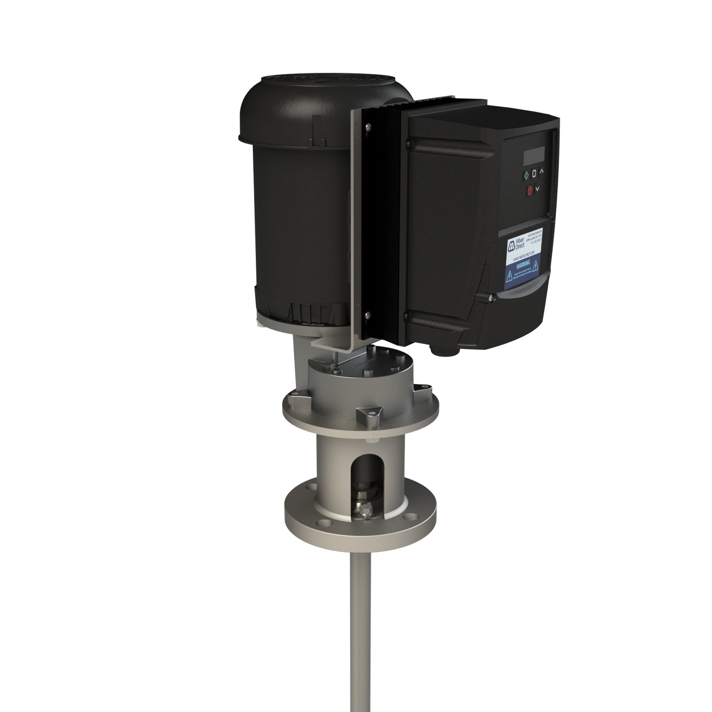 Electric Gear Drive Flange Mount Mixer — Mixer Direct