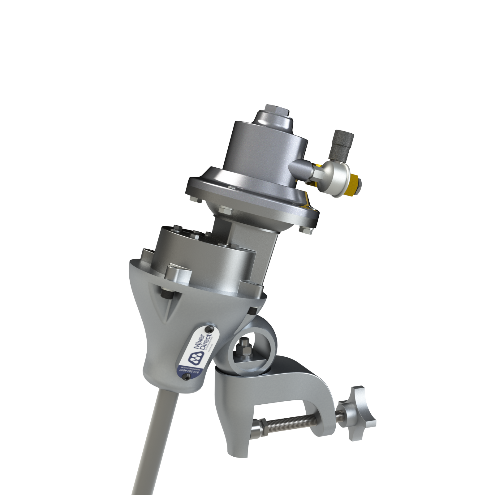 Air Gear Drive Heavy Duty Clamp Mount Mixer – Mixer Direct