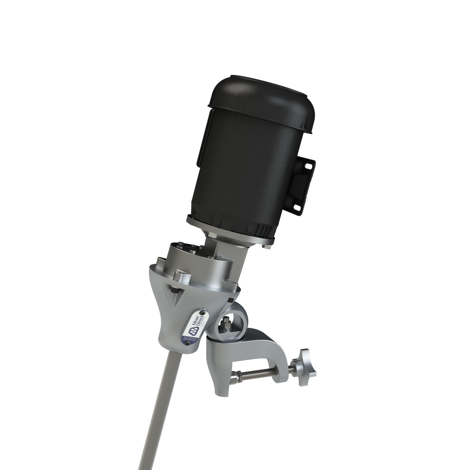 Electric Gear Drive Heavy Duty Clamp Mount Mixer — Mixer Direct
