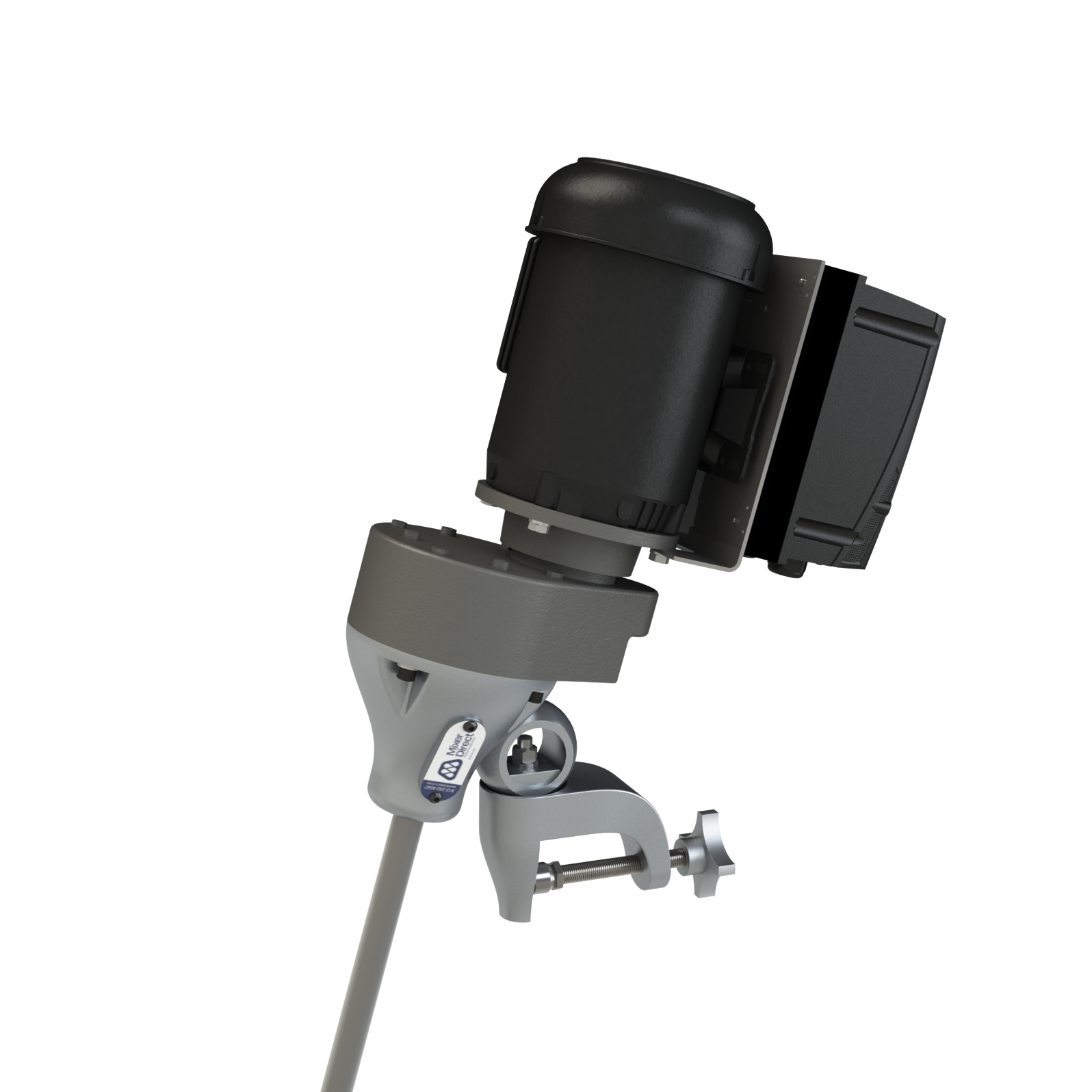 Electric Gear Drive Heavy Duty Clamp Mount Mixer — Mixer Direct
