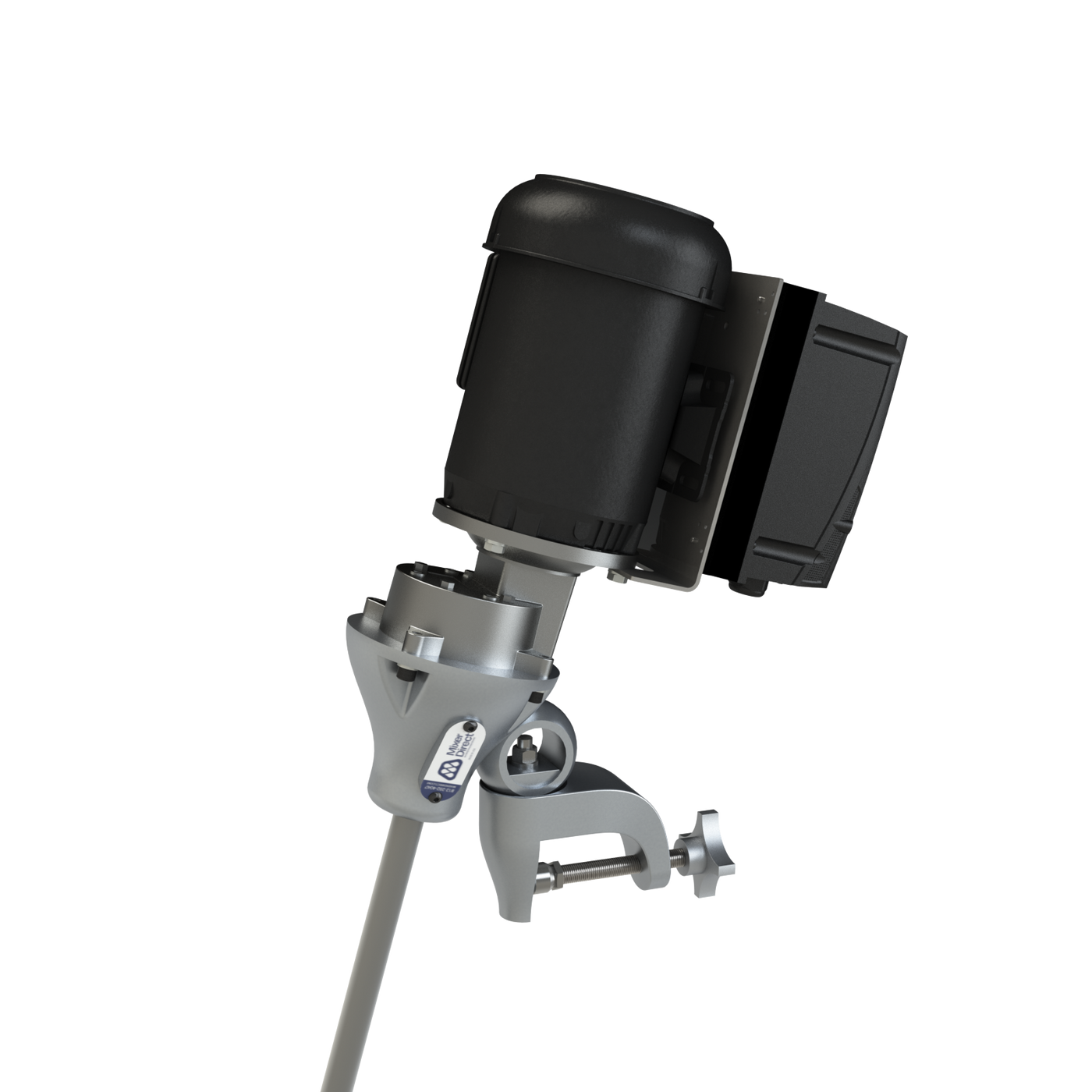 Electric Gear Drive Heavy Duty Clamp Mount Mixer — Mixer Direct