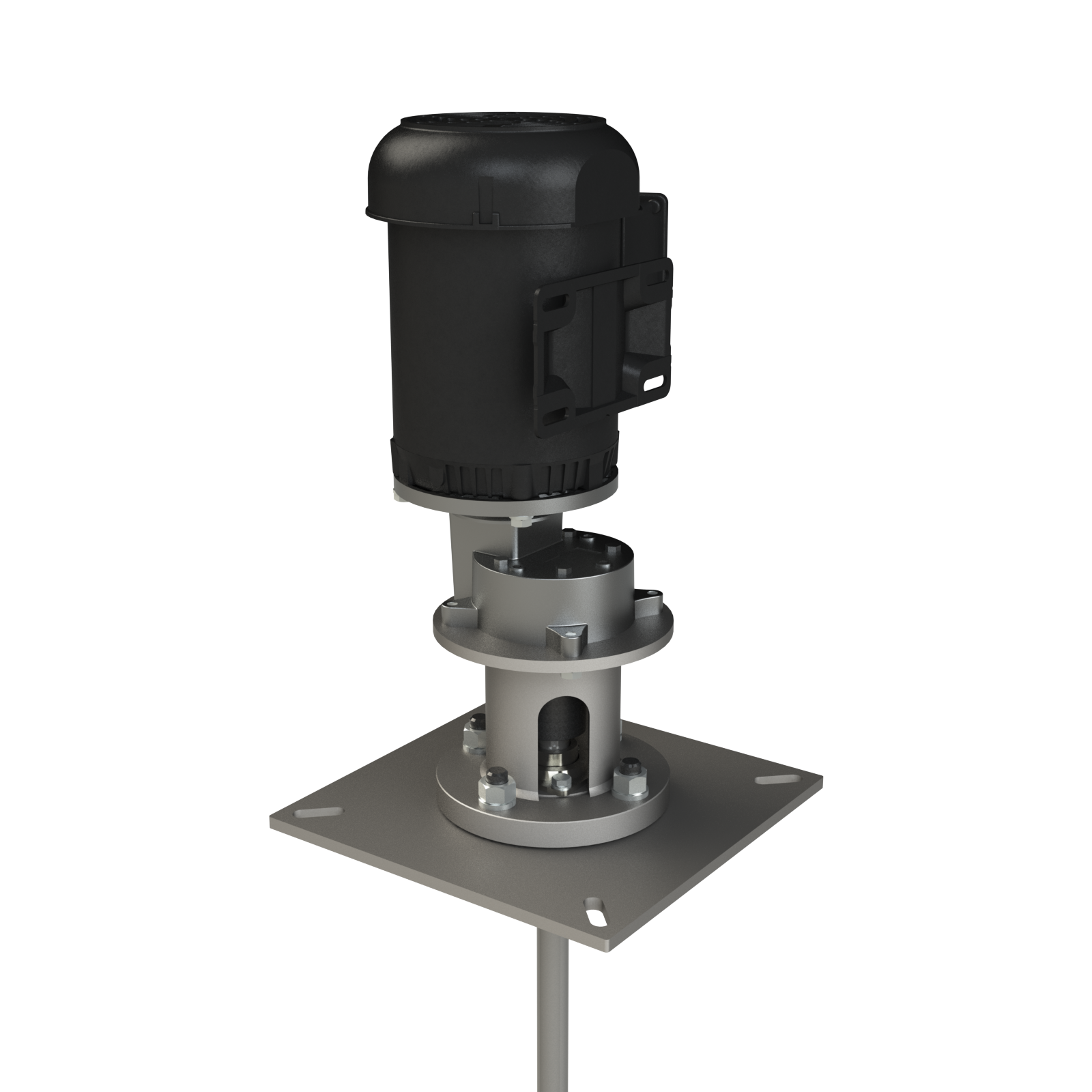 Electric Gear Drive Plate Mount Mixer – Mixer Direct