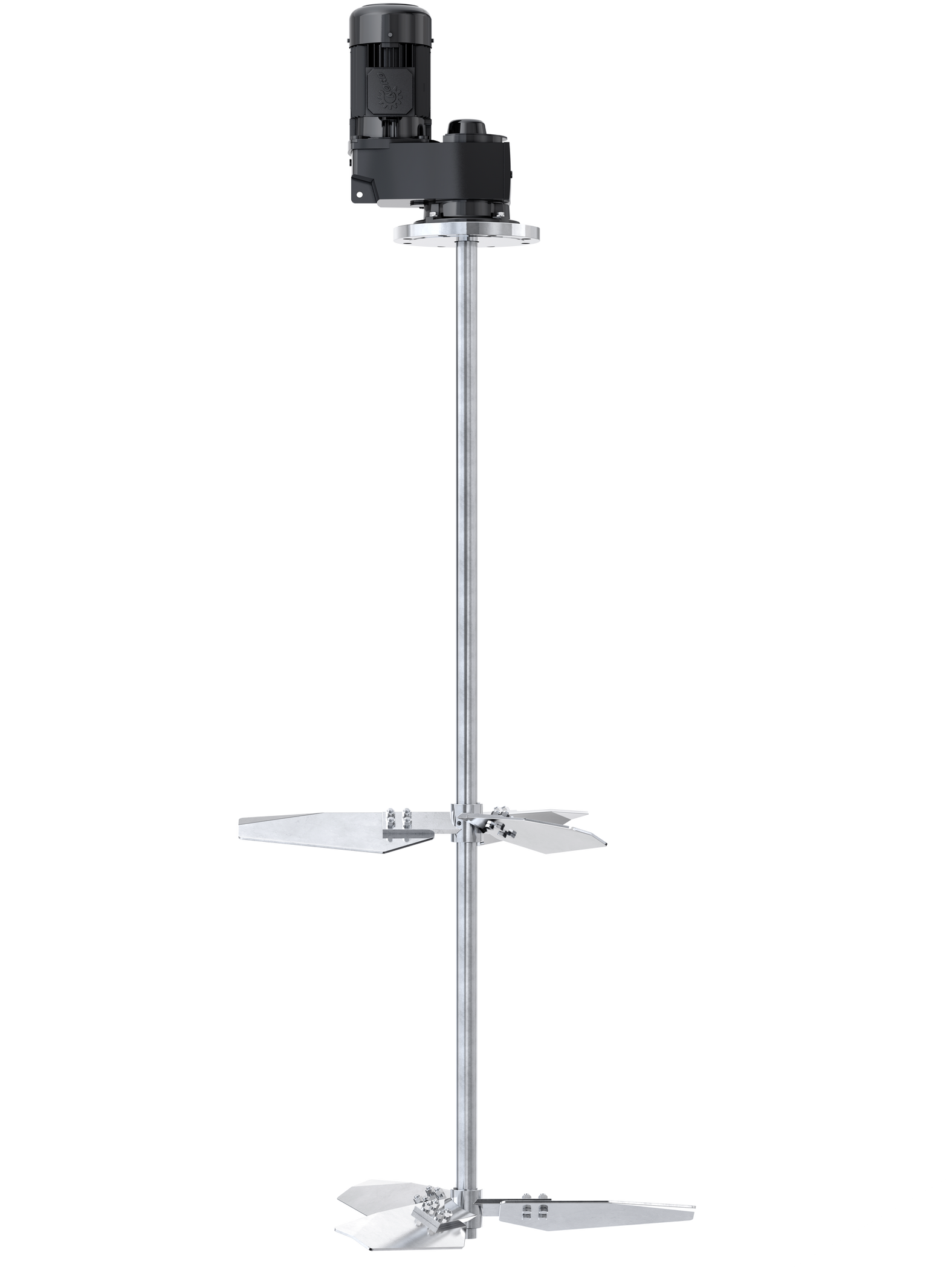 3 HP Raiden Plus Top Entry Flange Mount Mixer — Mixer Direct