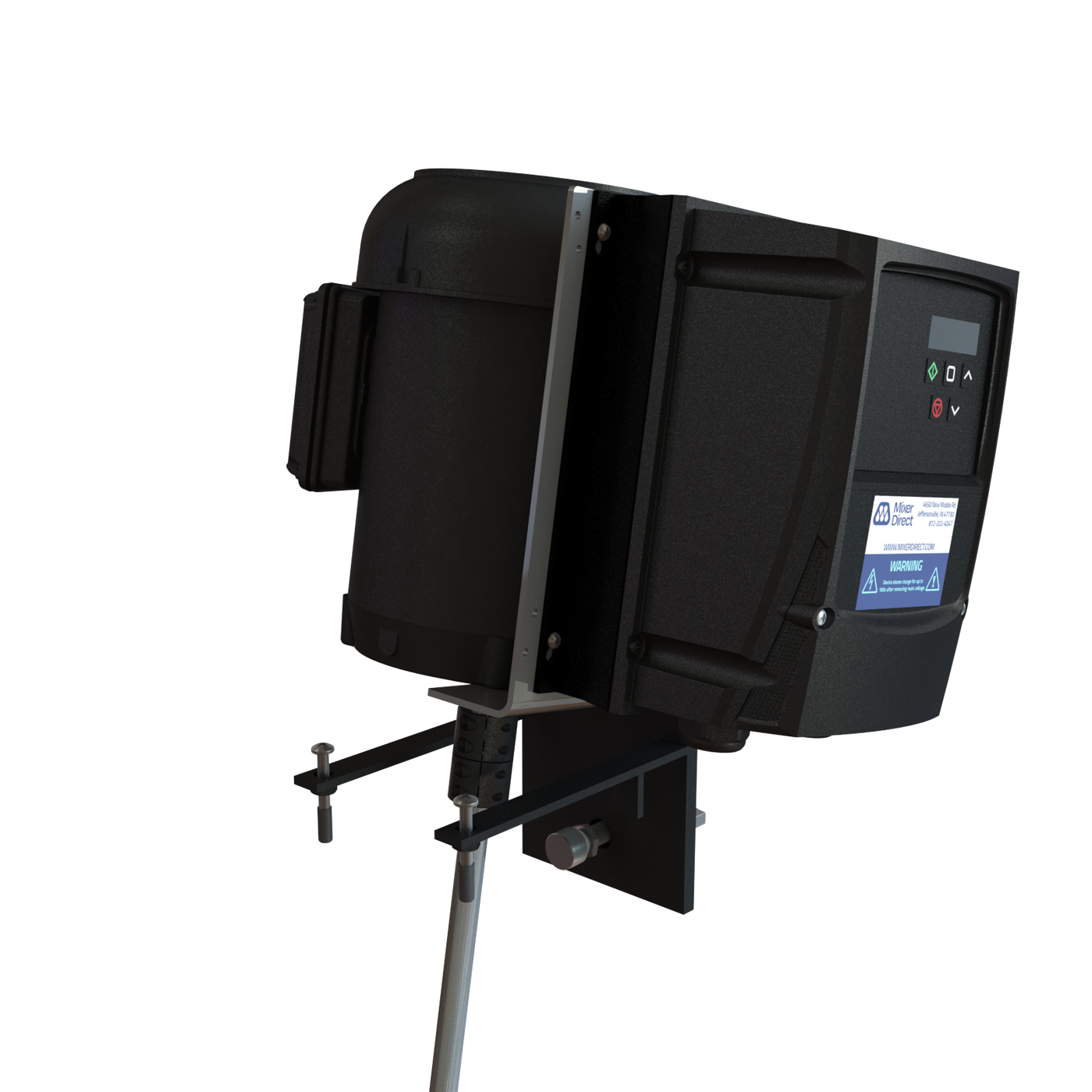 Electric Direct Drive Drum Clamp Mount Mixer — Mixer Direct