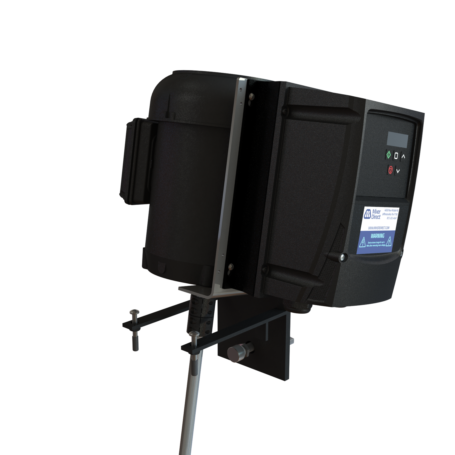 Electric Direct Drive Drum Clamp Mount Mixer — Mixer Direct