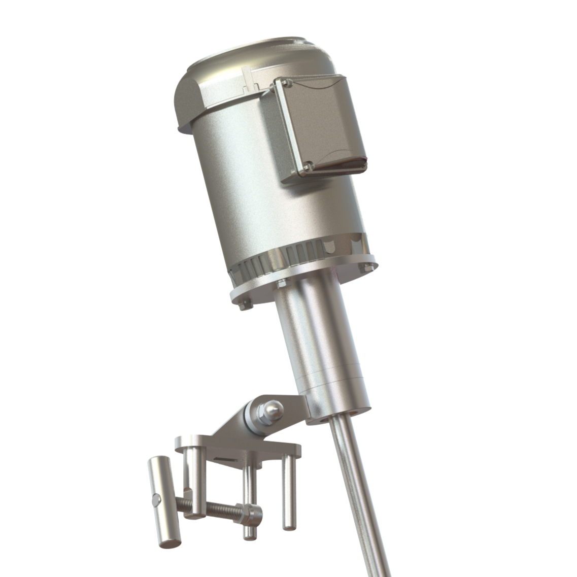 Stainless Steel Electric Direct Drive Clamp Mount Mixer — Mixer Direct